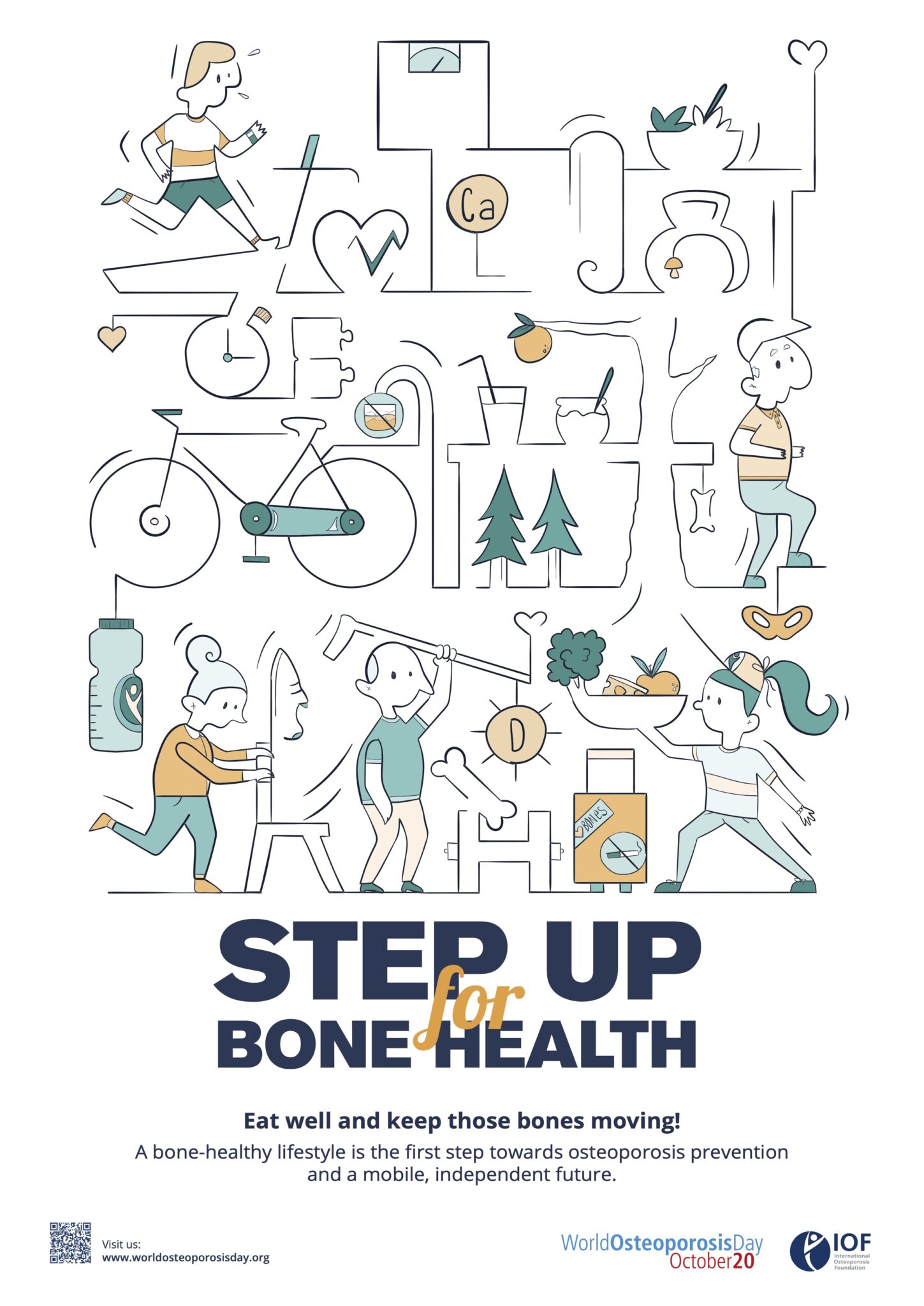 Step Up For Bone Health - World Osteoporosis Day | goPhysio